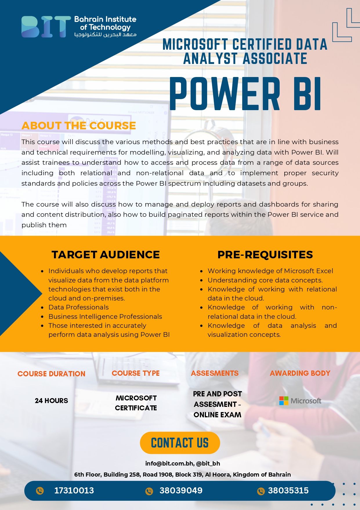Microsoft Certified Data Analyst Associate-Power BI – BIT Bahrain ...
